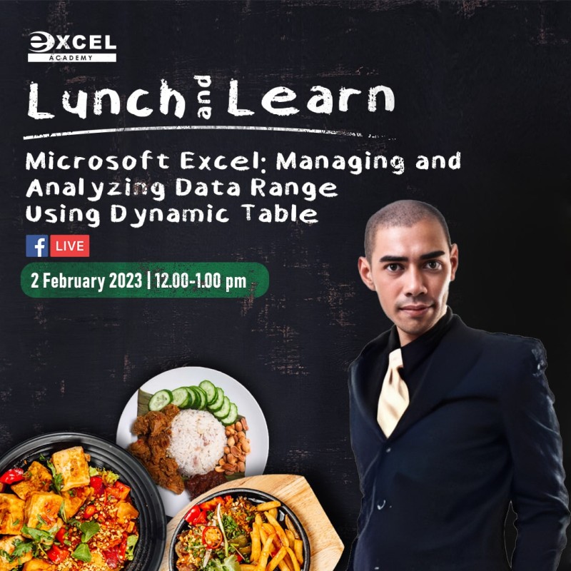 [FREE WEBINAR] Lunch & Learn - Microsoft Excel: Managing and Analyzing ...