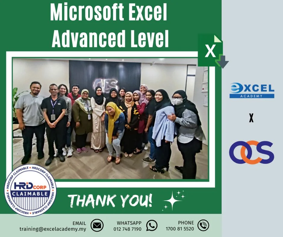 [HRD Corp Claimable Course] - Microsoft Excel Advanced Level training | PWB (M) Sdn Bhd - Excel ...